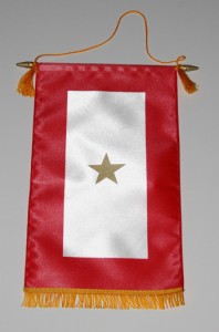 Gold Star Service Banner Flag - 82nd Airborne Division Museum