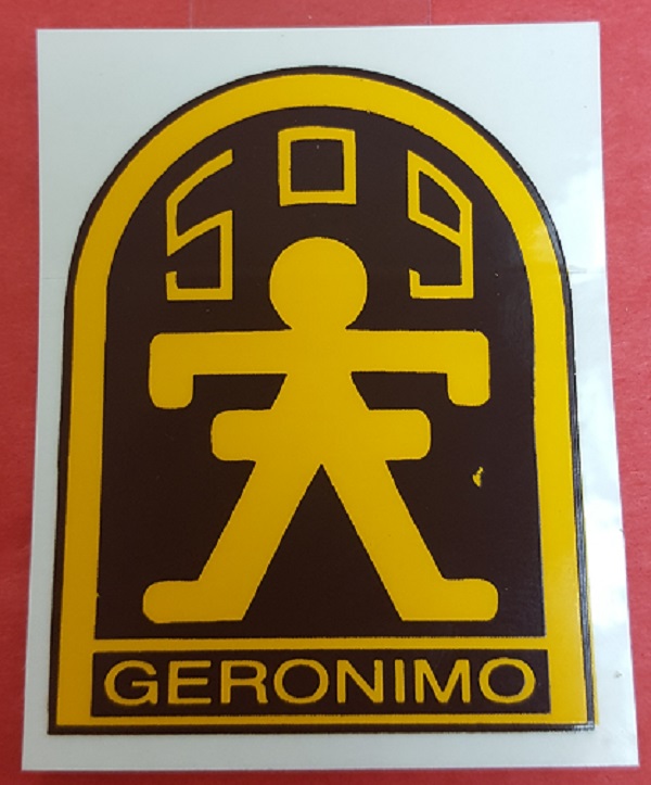509 Geronimo Decal - 82nd Airborne Division Museum